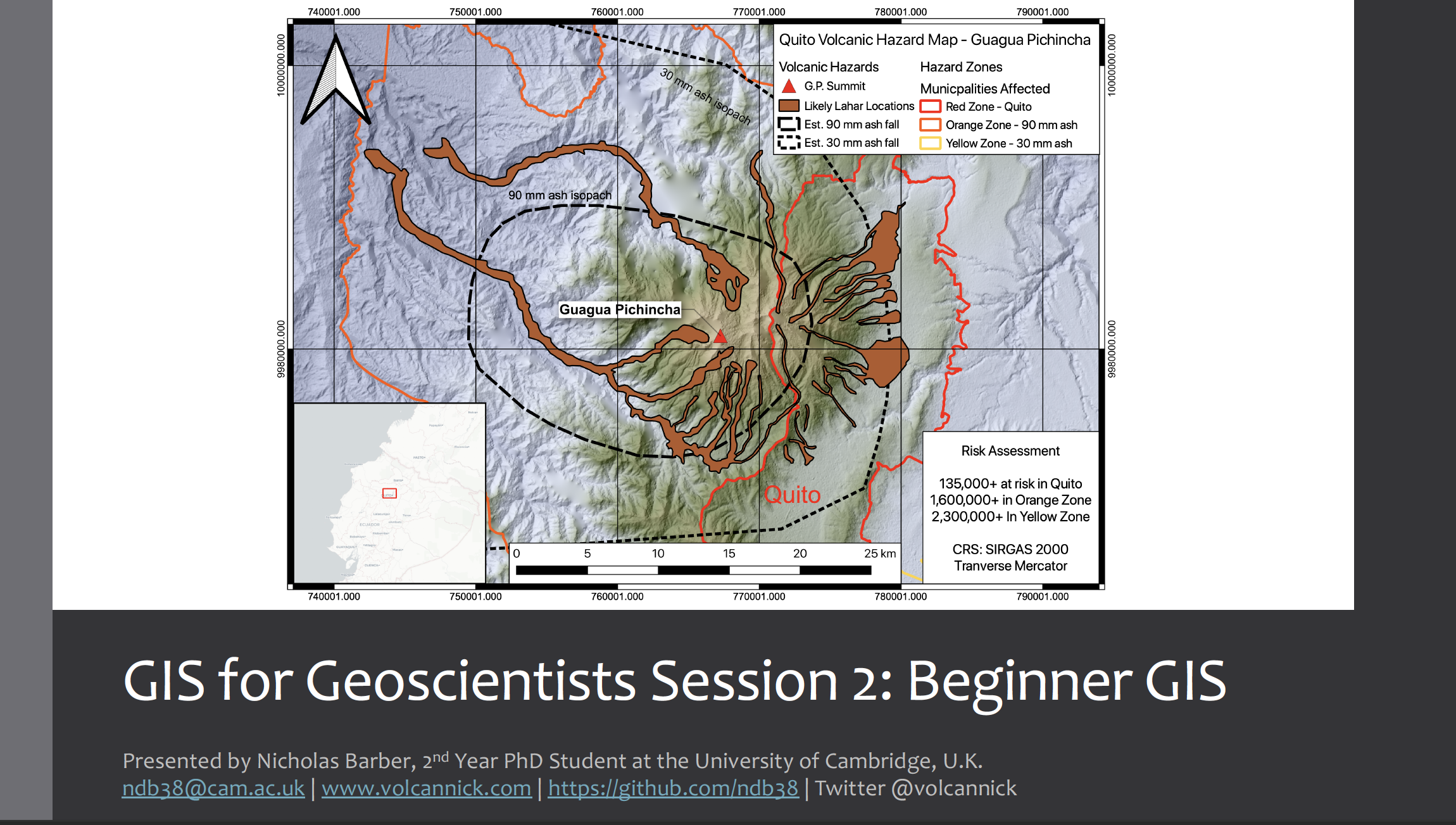 GIS for Geoscientists – Volcanology and Igneous Petrology Group @ W&L